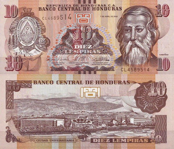 Гондурас 10 лемпир 2022 (UNC Pick 99) купить на OZON по низкой цене (1912334701)