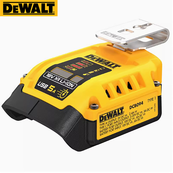 USB-конвертер DeWalt 18/20/60 В, зарядное устройство DCB094, адаптер 5 ...