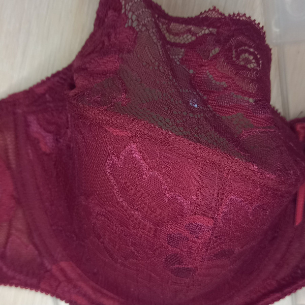 Бюстгальтер Женский Milavitsa балконет, полудублированная чашка, размер 80F вишневый Беларусь ...