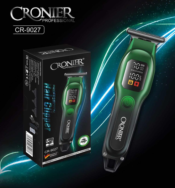 CRONIER Триммер для волос Триммеры для волос Professional, кол-во насадок 3 купить на OZON по ...