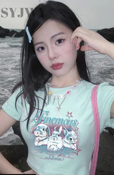 Кроп-топ Женский SYJWY мятно-бирюзовый, мятный, размер 40 Полиэфир, Спандекс Короткий ...