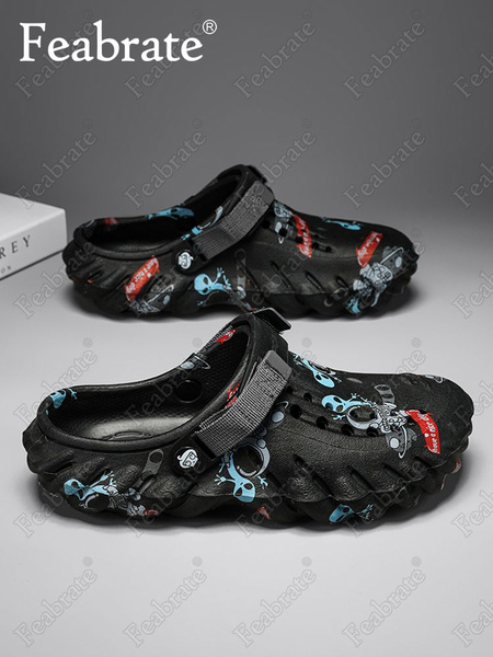 Сабо Мужской Feabrate EVA R (средняя), размер 43 Круглый нос, Маломерит Без каблука купить c ...