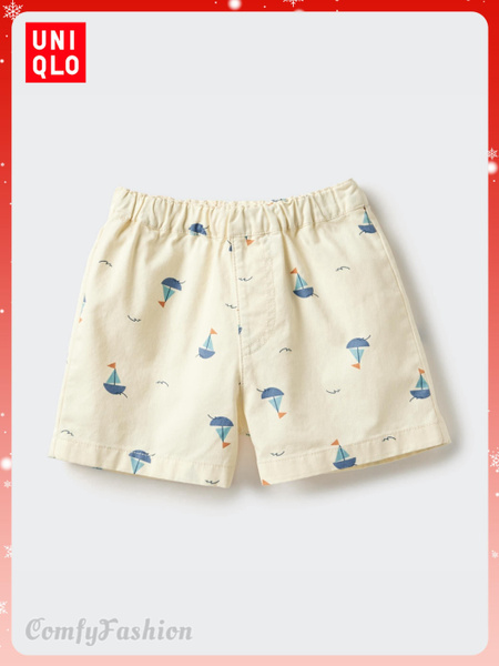 Шорты Девочки, Мальчики Uniqlo Повседневный синий, размер 110 купить c доставкой на OZON по ...