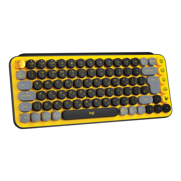Logitech G Клавиатура беспроводная POP KEYS, (Cherry MX Brown), Русская ...