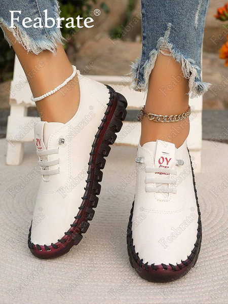 Кроссовки Женский Feabrate Искусственная кожа, размер 38 R (средняя) Лето Без застёжки купить c ...