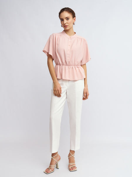 Брюки Женский Zolla слим белый Хлопок, Полиэстер Повседневный, размер 50 Лето, рост 164-176 ...