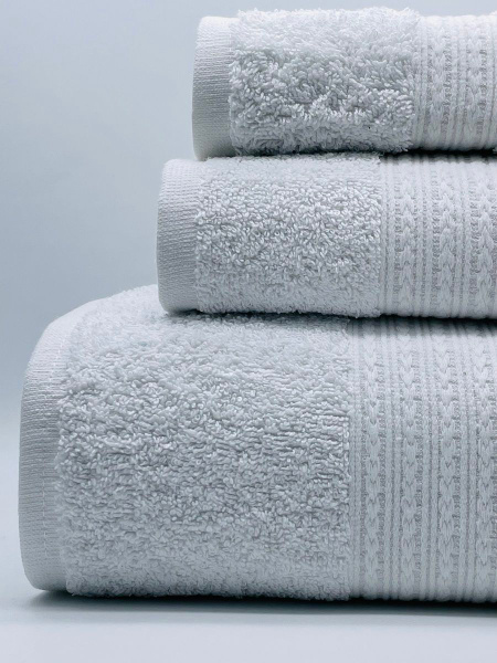 Набор банных полотенец TM Textile 550_трио Хлопок, Махровая ткань 40x70 ...
