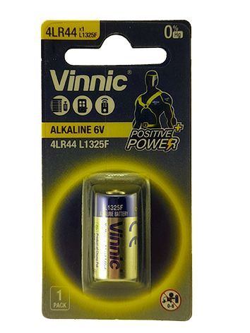 Батарейка VINNIC 4LR44 (476A, PX28, A544, L1325) 6В щелочная ...
