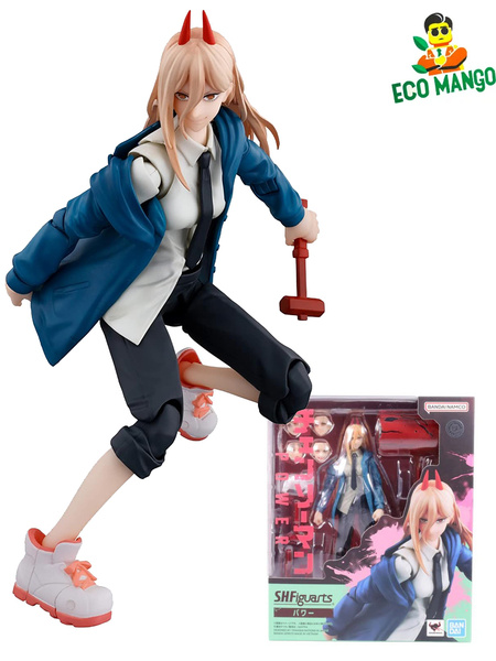 Экшн фигурка Bandai S.H.FIGUARTS Chainsaw Man, Power, SHF Человек с ...