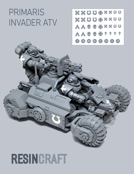 Warhammer 40K. Миниатюра Primaris Invader ATV купить на OZON по низкой ...