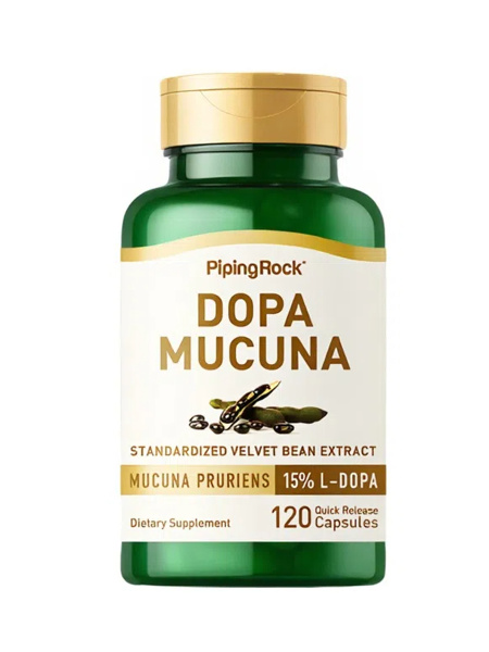 ДОПА Мукуна пруриенс 15% L-ДОПА 120 капсулы PipingRock DOPA MUCUNA купить на OZON по низкой цене ...