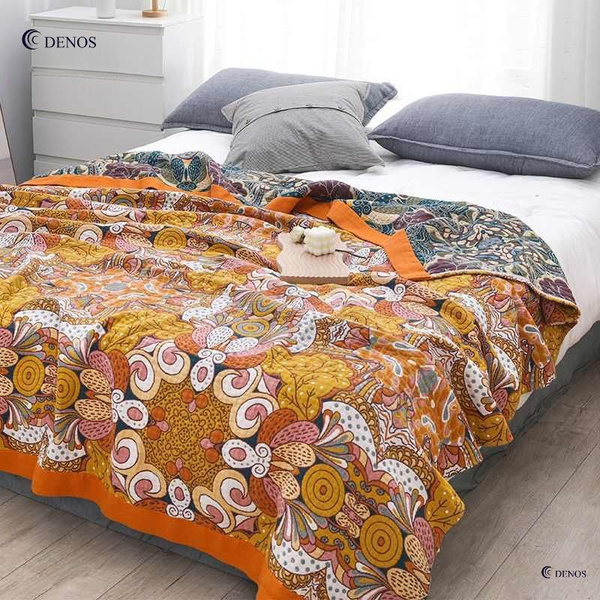 DENOS Плед , Хлопок, Муслин, 230 см х 200 см купить на OZON по низкой ...
