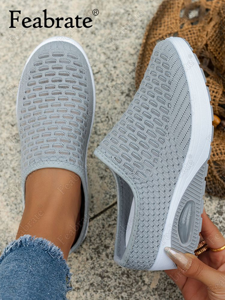 Сабо Женский Feabrate Текстиль R (средняя), размер 40 Закрытый нос, Круглый нос Клиновидный ...