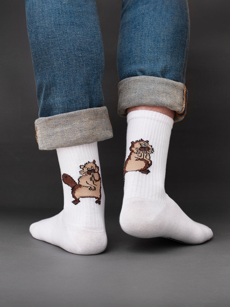 Носки Женский Yes!Socks, размер 35, 36 Хлопок, Полиамид Баскетбол ...