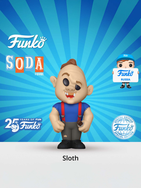 Фигурка Funko Vinyl SODA The Goonies Sloth w/Chase (IE)/ Фанко ПОП ...