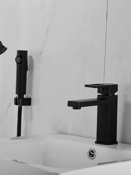 Смеситель для раковины в ванну с гигиеническим душем Shevanik S8271H купить на OZON по низкой ...