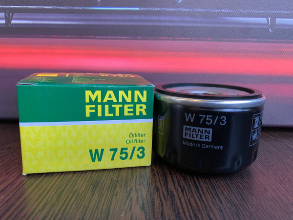 MANN FILTER Фильтр масляный арт. W75 3, 1 шт. купить на OZON по низкой цене (2256060897)