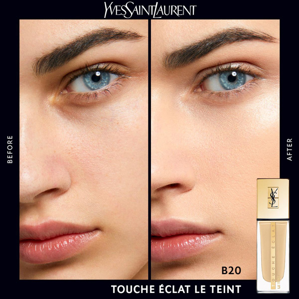 YSL Тональный крем с эффектом сияния Touche clat Le Teint SPF 22 B20 25 ...