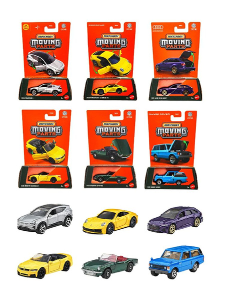 Машинка Matchbox 2025 FWD28 Moving Parts 1/64 Diecast Scale Model Car,6 ...