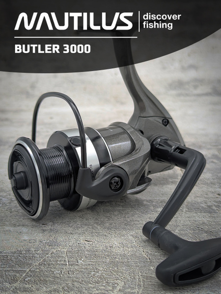 Катушка Nautilus Butler, для спиннинга, рыболовная, Безынерционная ...