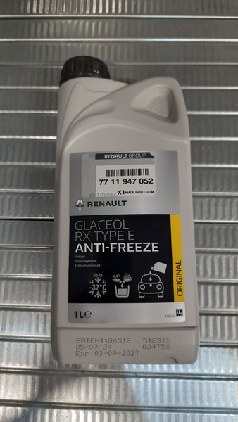 Renault Антифриз до -37°С, 1 л купить на OZON по низкой цене (2515313152)