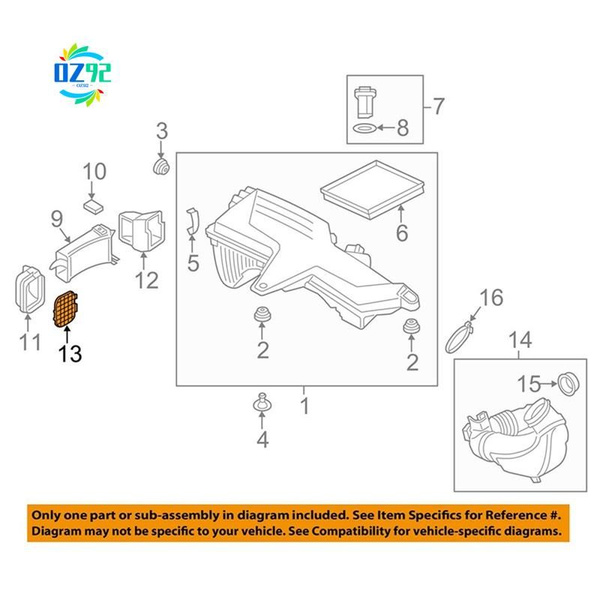 Характеристики (H R Y A) 13718507321 Решетка Глушителя Воздухозаборника ...