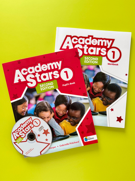 Academy Stars 1 SECOND Edition: Students Book + Workbook (учебник и ...