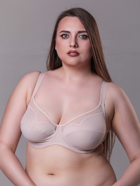 Бюстгальтер Женский Aveline на косточках, размер 80F кремовый Полиамид Повседневный Беларусь ...