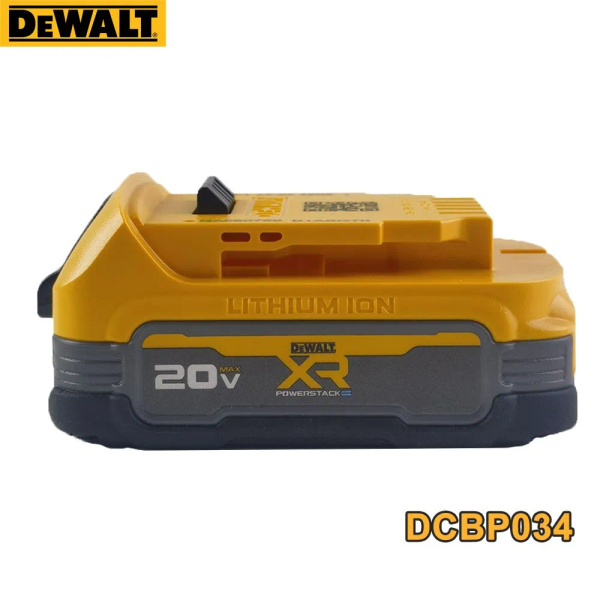 DeWALT Аккумулятор POWERSTACK DCBP034 20 В 1,7Ah (2024г) (ОРИГИНАЛ ...