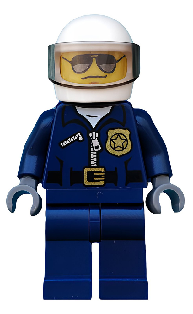 Минифигурка Lego Police - City Helicopter Pilot, Sunglasses cty0487 ...