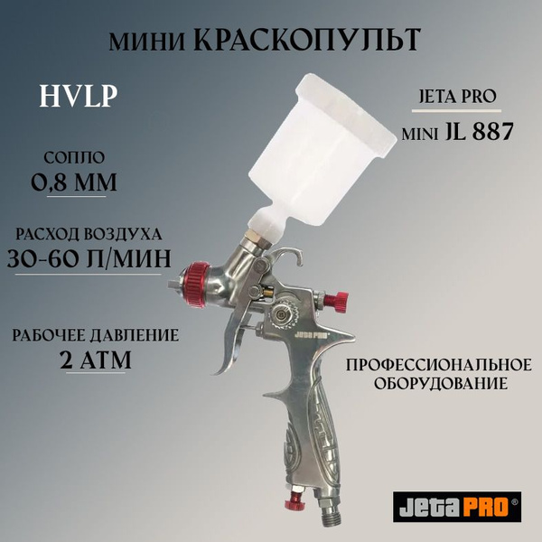Пневмокраскопульт Jeta Pro МиникраскопультJetaPro-JL887 - купить по ...
