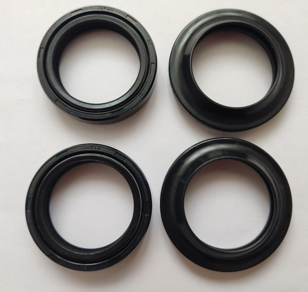 Сальники и пыльники 37x50x11 передней вилки (комплект) для мотоцикла ...