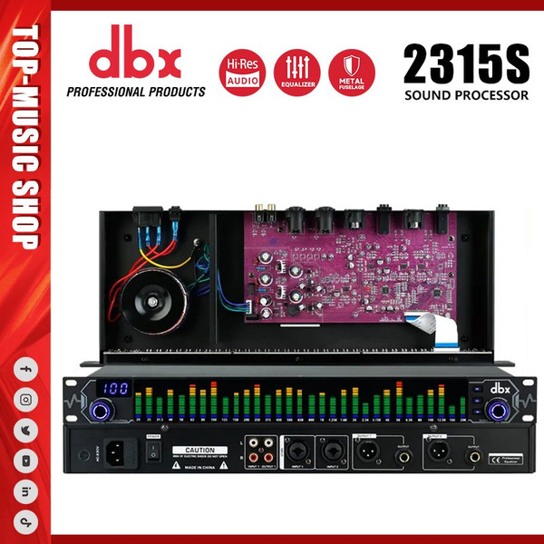 dbx Эквалайзер dbx, черный - купить с доставкой по выгодным ценам в ...