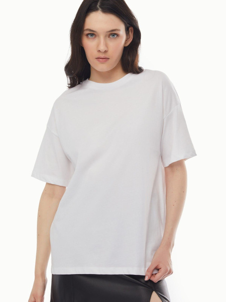 Футболка Zolla, размер 42, цвет белый, 100% Хлопок - купить по выгодной цене в интернет-магазине ...