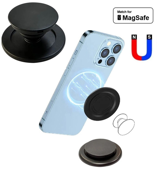Магнитный держатель попсокет Magsafe складной для iPhone 12 - 16 серий ...