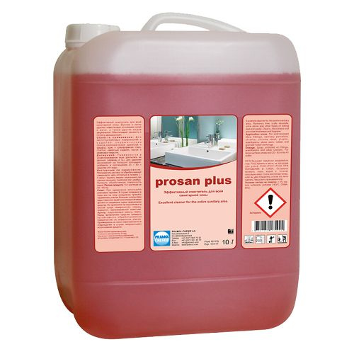 Prosan plus pramol очиститель санитарных зон 10 л. Профессиональное ...