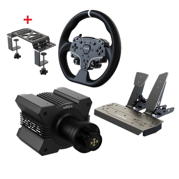 Moza Racing R9v2 + Руль ES + 2 педали SR-P - купить с доставкой по ...
