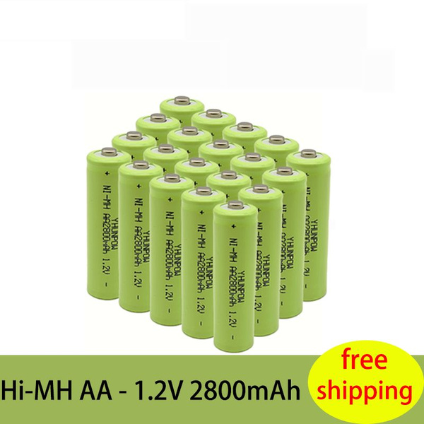 YHCATLPOW Аккумуляторная батарейка AA, 1,2 В, 2800 мАч, 20 шт - купить с доставкой по выгодным ...