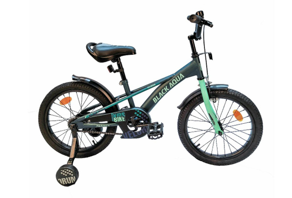 Велосипед двухколесный 16" Black Aqua "Velorun" (бирюзовый) 2024 ...