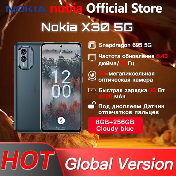 Смартфон Nokia Телефон X30 - купить по выгодной цене в интернет ...
