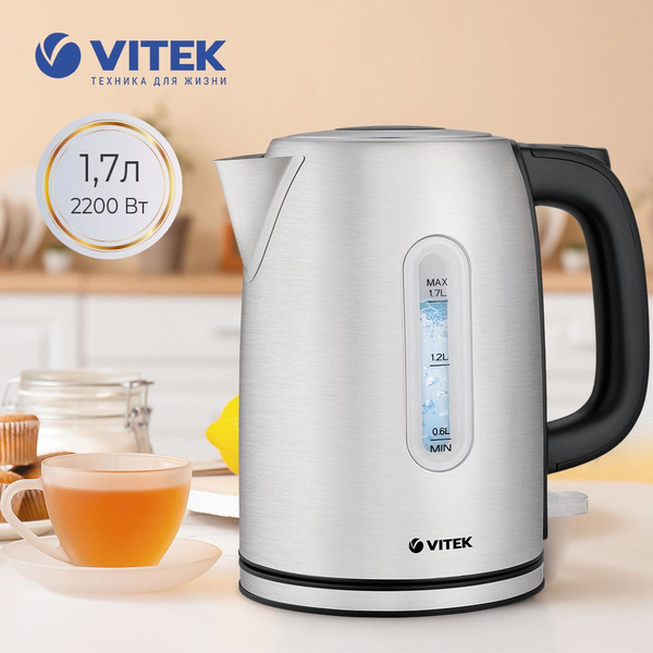 Купить электрический чайник VITEK 1140 Чайник, Металл/пластик по низкой цене: отзывы, фото ...