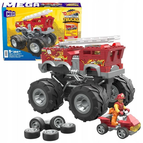 Конструктор Mega Bloks Hot Wheels Monster Truck - Пожарная машина 284 ...