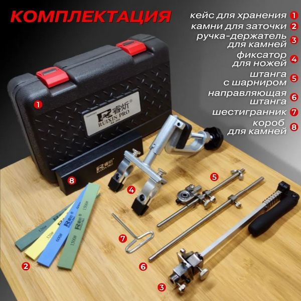 Станок для заточки ножей, Точилка для ножей, ножниц RUIXIN PRO ...