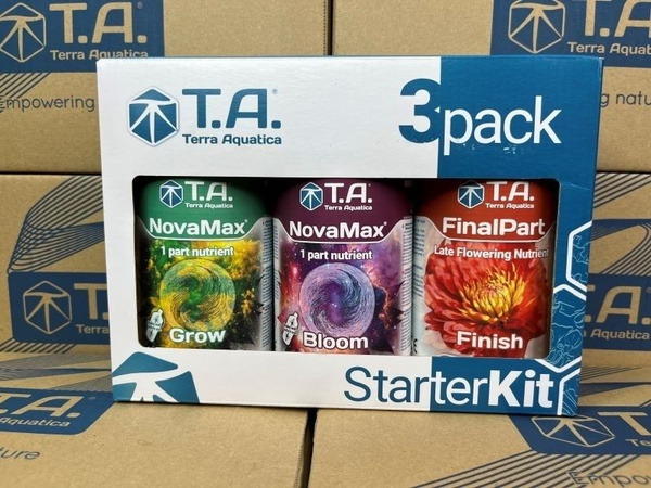 Комплект удобрений Terra Aquatica NovaMax (Grow+Bloom+Ripen) Set 3x0,5 л EU купить на OZON по ...