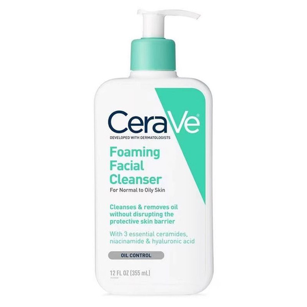 CeraVe Гель очищающий, для нормальной и жирной кожи лица и тела, 355мл ...