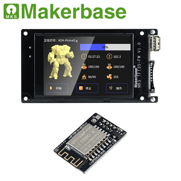 Детали для 3D-принтера Makerbase MKS TFT35 FW V1.0, сенсорный экран 3,5 ...