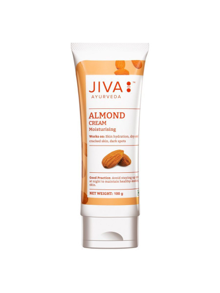 Jiva Ayurveda, Крем увлажняющий с Миндалём, Almond Cream, 100гр купить на OZON по низкой цене ...