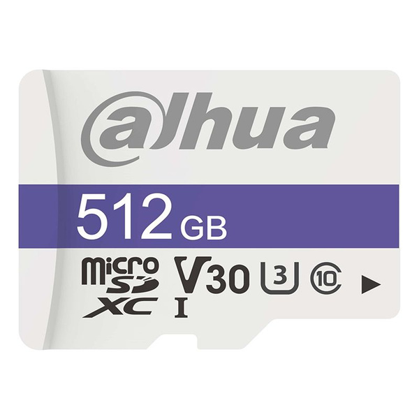 Карта памяти 512Gb - Dahua C10/U3/V30 FAT32 Memory Card DHI-TF-C100 ...