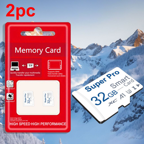 32 ГБ Карта памяти microSD Ultra (TF-188/2 упаковки), Class 10, запись ...