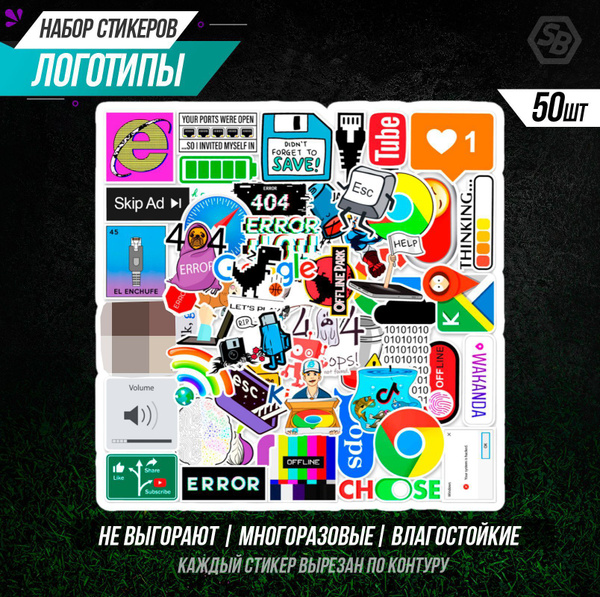 Sticker Bombing Стикеры 50 шт., листов: 50 - купить с доставкой по ...